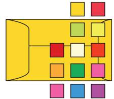 COIN ENVELOPES - IN WHITE, SUNTAN KRAFT OR BRIGHT COLORS